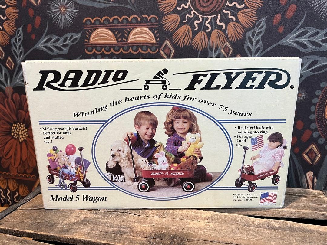1990’s Radio Flyer Model 5 Wagon/doll Sized/minatures - Etsy