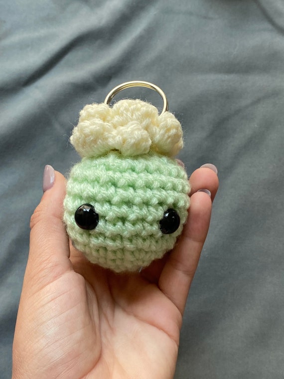 Worry Blob Handmade Crochet 3 Keychains | Etsy