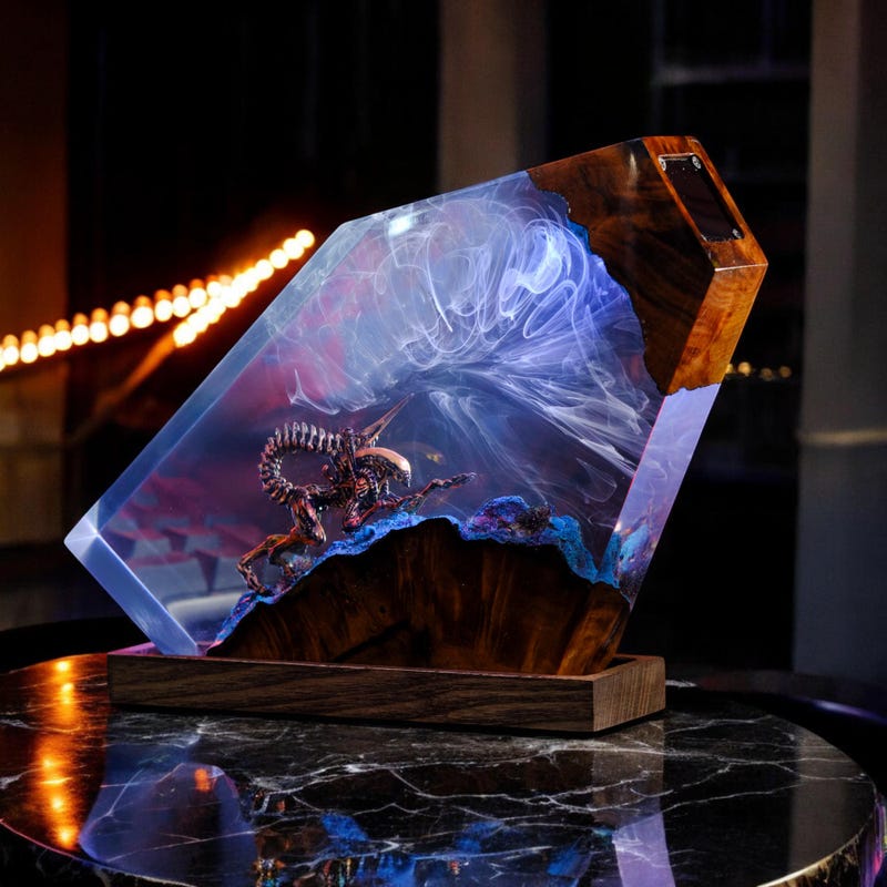 Led Resin Table - Etsy