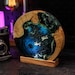 Lamp Galaxy Resin, Astronaut Resin Lamp, Custom Epoxy Resin Lamp, Night ...