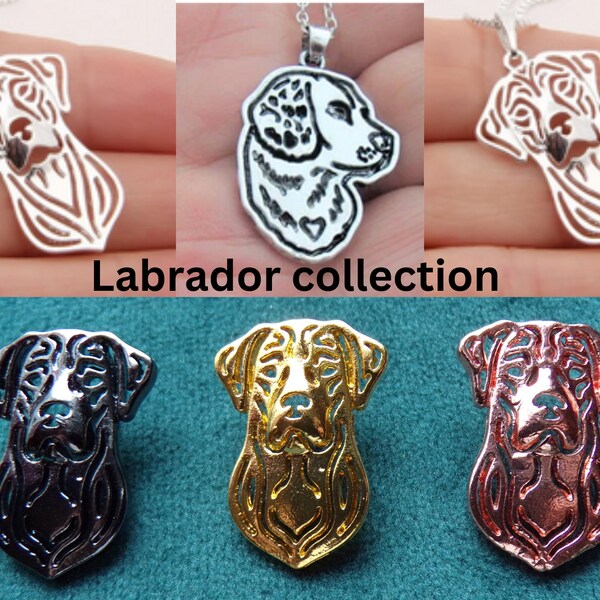 Labrador Necklace - Etsy UK