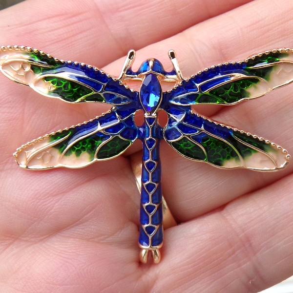 Dragonfly Brooch - Etsy