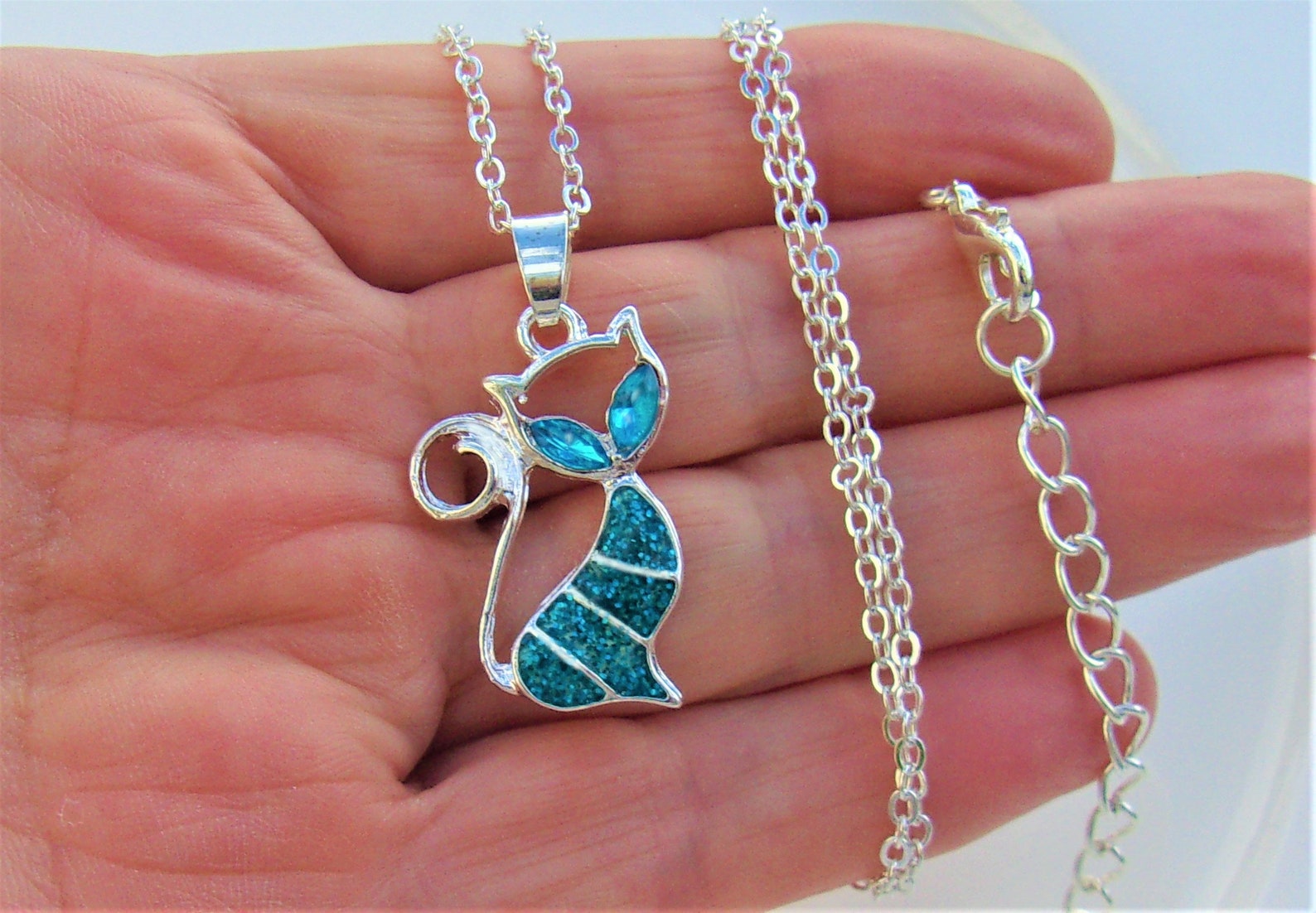Enamel Cat Necklaces Cute Cat Necklaces Gifts for Cat - Etsy