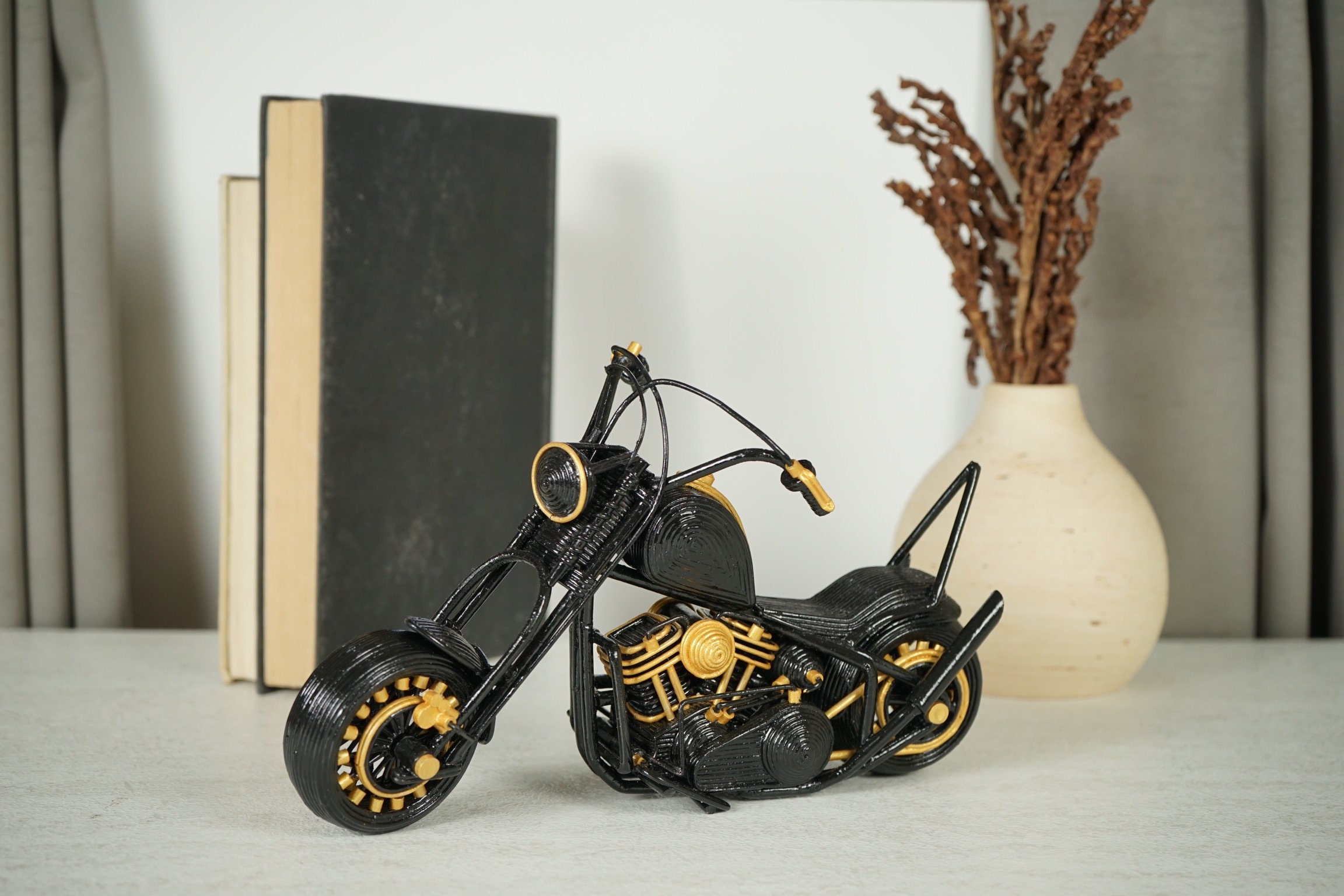 Motorcycle Gift, Motorcycle Sculpture, Motorcycle Decor, Personalized ...