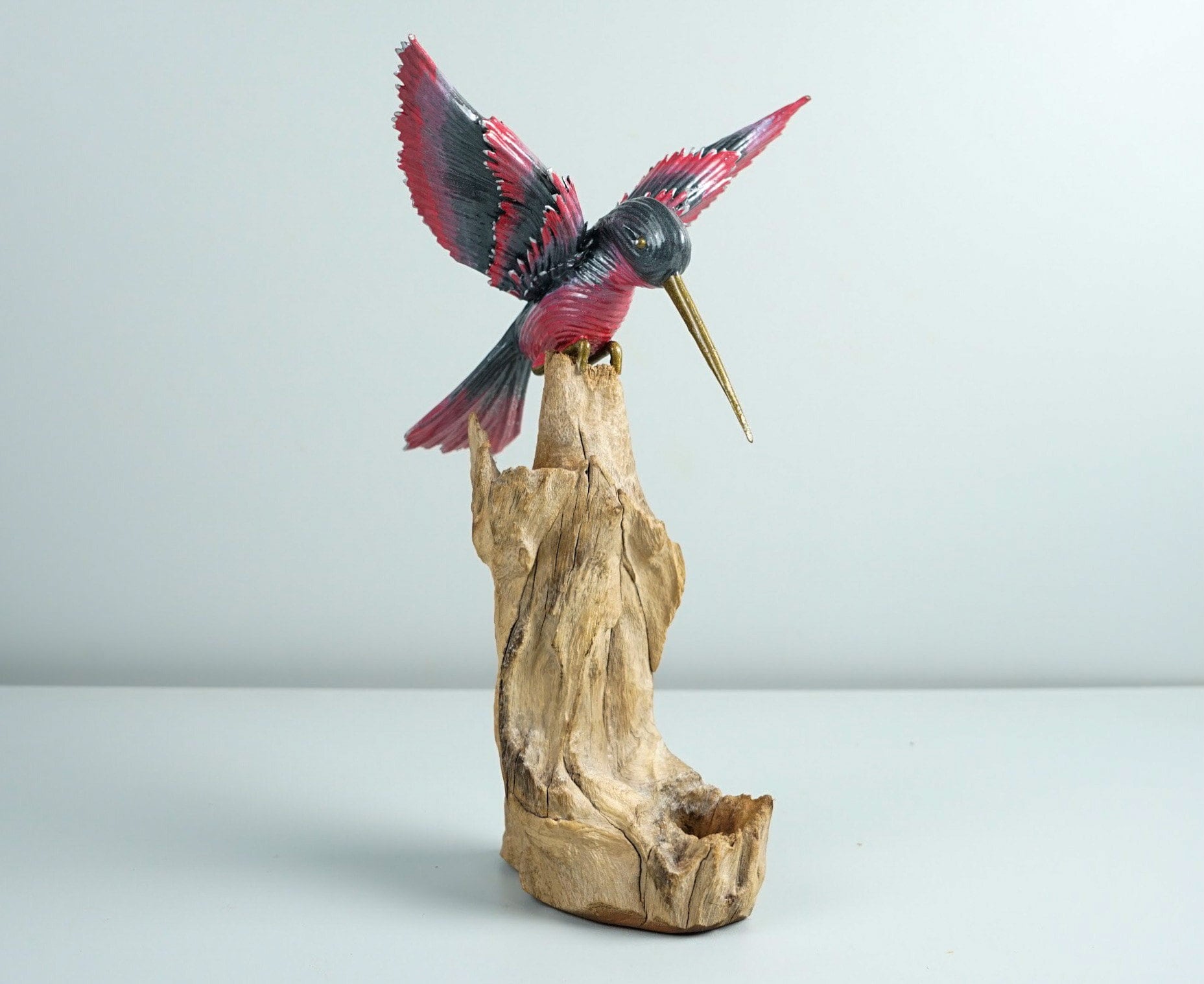 Hummingbird Statue, Bird Statue, Hummingbird Gift, Quilling Paper Art ...