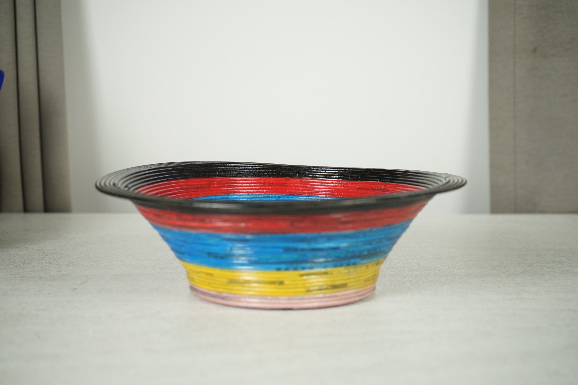 Recycle Newspaper Bowls, Quilling Bowl Art, Fruit Basket, Paper Bowls ...