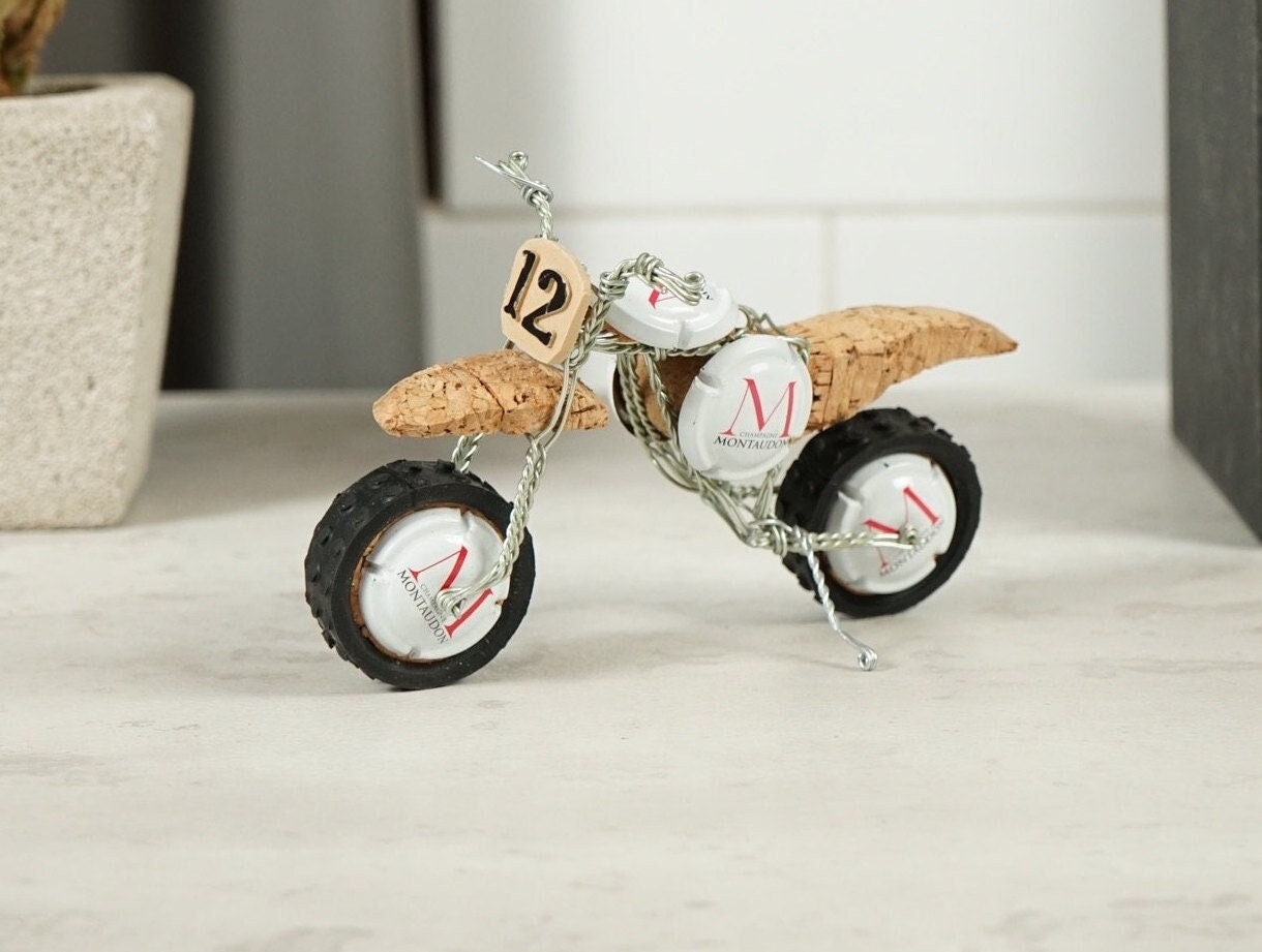 Recycle Champagne Bottle, Recycle Motocross, Motocross Art, Trail Art ...