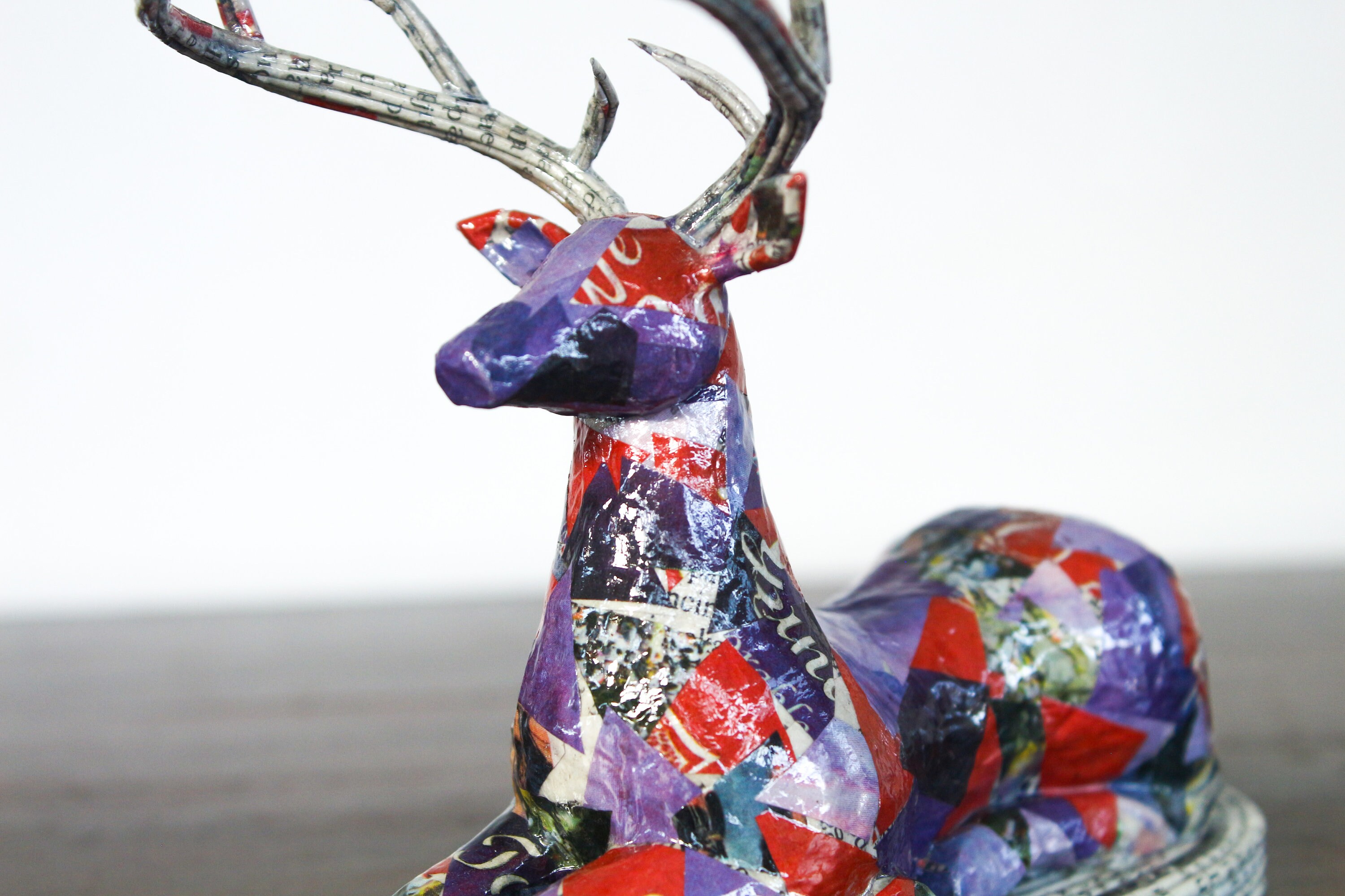 Deer Decoration, Papercraft Deer, Deer Sculpture, Deer Statue ...