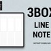 3 Box Line Note Digital / Printable / Various Design Notes / Diary ...