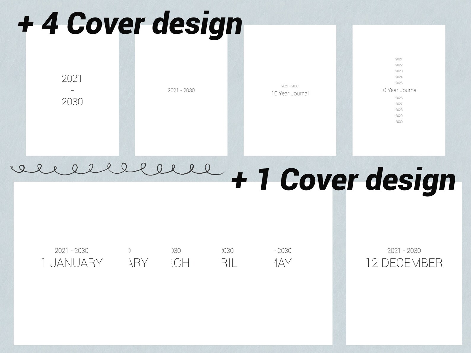 10 YEAR JOURNAL 2021-2030 Digital / Printable / Undated - Etsy