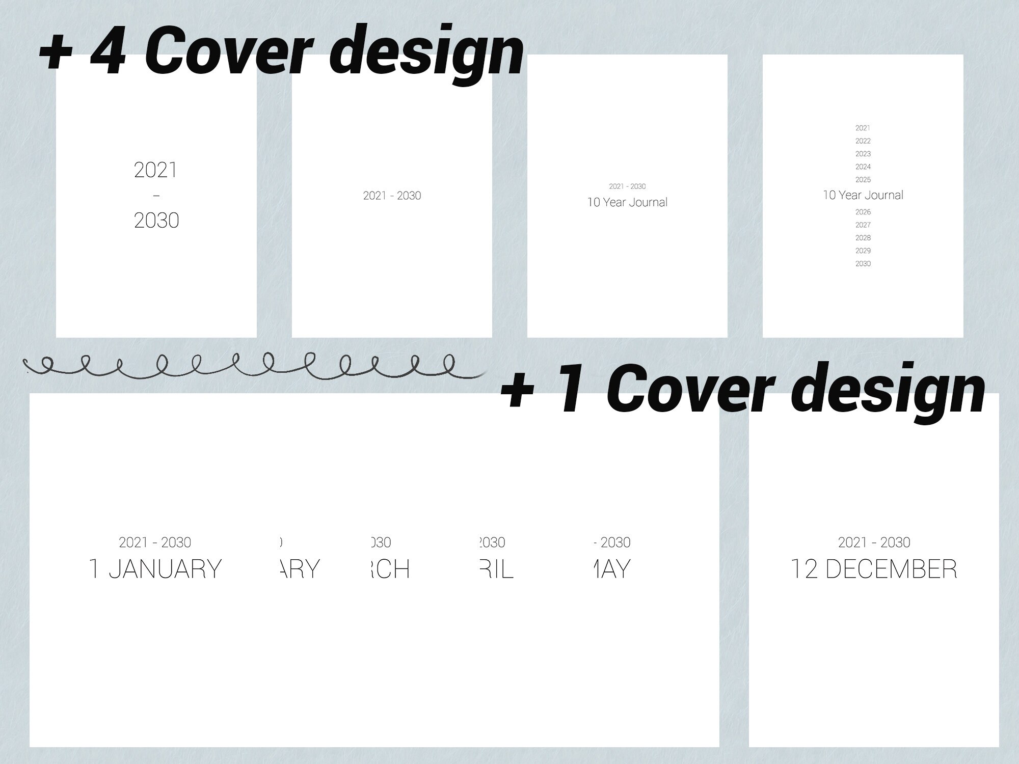 10 YEAR JOURNAL 2021-2030 Digital / Printable / Undated - Etsy