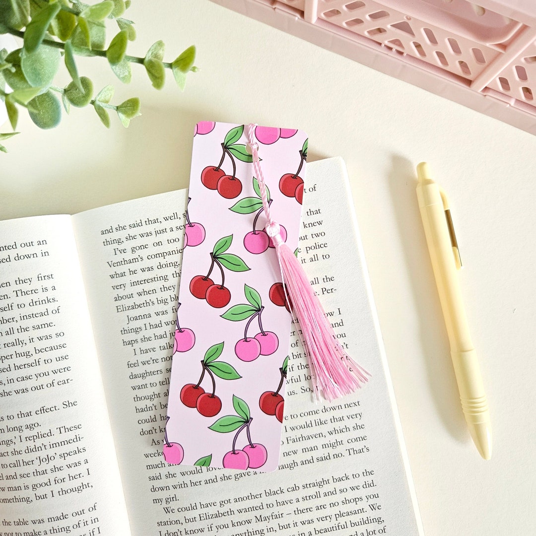 Adorable Cherry-themed Bookmark Cute Fruit Design Perfect for Book ...
