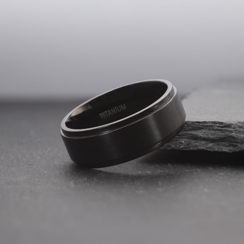 Gothic Wedding Ring Band - Etsy UK