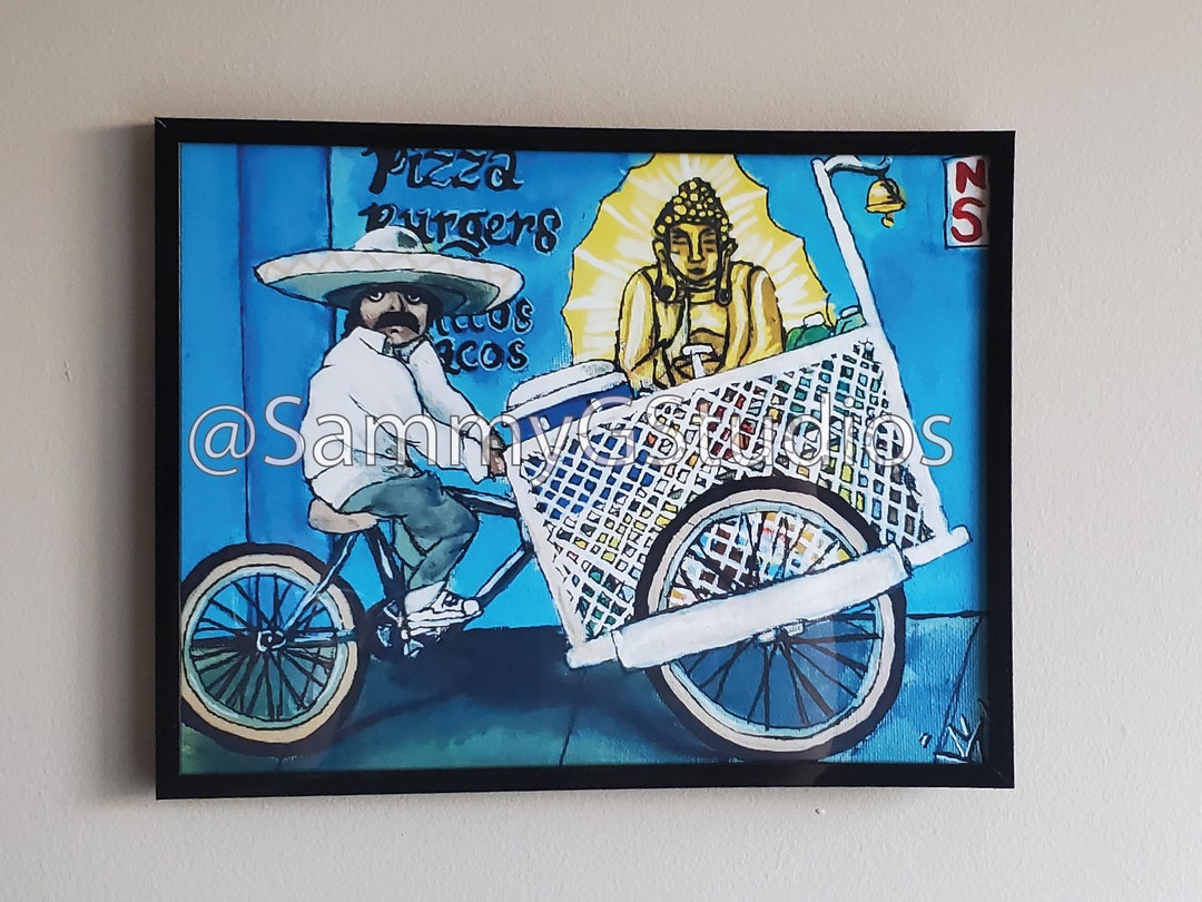 Mexican Acrylic Art -paletero Man - Etsy