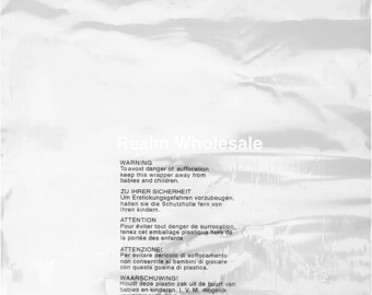 Suffocation Warning Labels, Round Business Warning Stickers, Cellophane ...