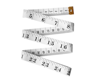 Body Measuring Ruler Sewing Cloth Tailor Tape Measure Soft Flat 60 ...
