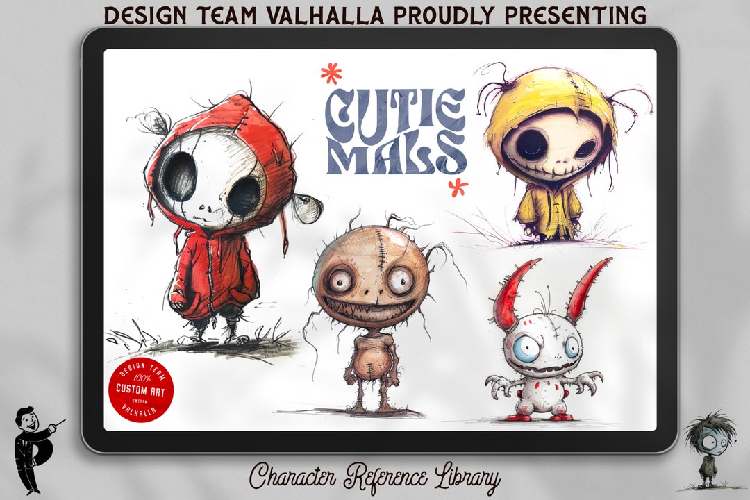 Cute Character Reference Library / Free to Use References & Inspiration ...
