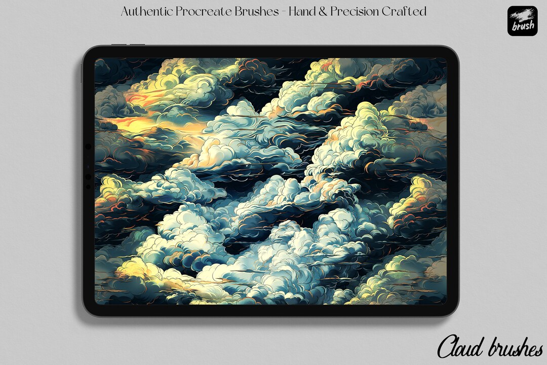 Cloud Brushes ~ Texturemania ~ Custom Brushes for Procreate - Etsy