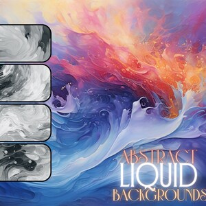 Procreate, Abstract Liquid Textures Texturemania - Etsy