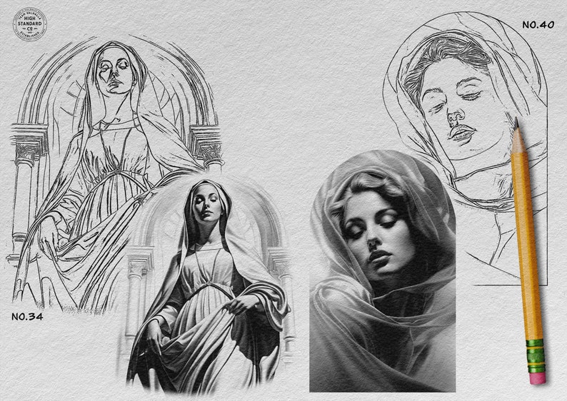 Religious B&g Realism Design Bundle XL Collection, Custom Designs for ...