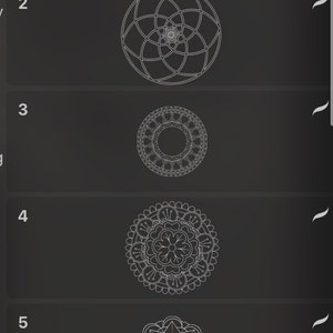 Procreate Mandala DIY Kit Geometry Grid Guides | Etsy