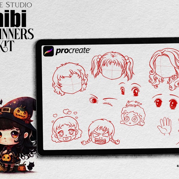 Chibi Drawing Base - Etsy