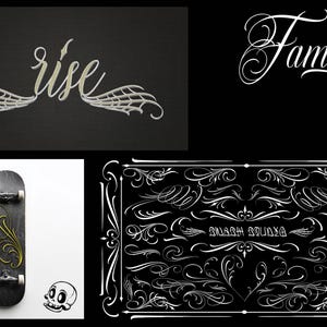 Procreate, the Chicano Lettering Kit - Etsy