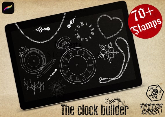 Procreate / Clock Design Kit Deluxe DIY Clock Builders Kit | Etsy
