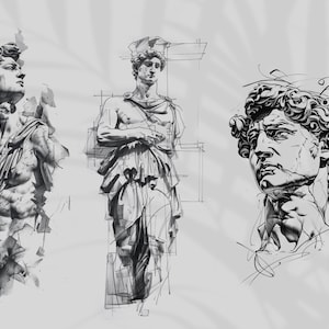 Neo Classical, Custom Fine Art Tattoo References, Pdf & 100 Procreate ...