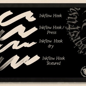 Inkflow Blackletter Brushes Alphabet, Calligraffiti Brushes, Gothic ...