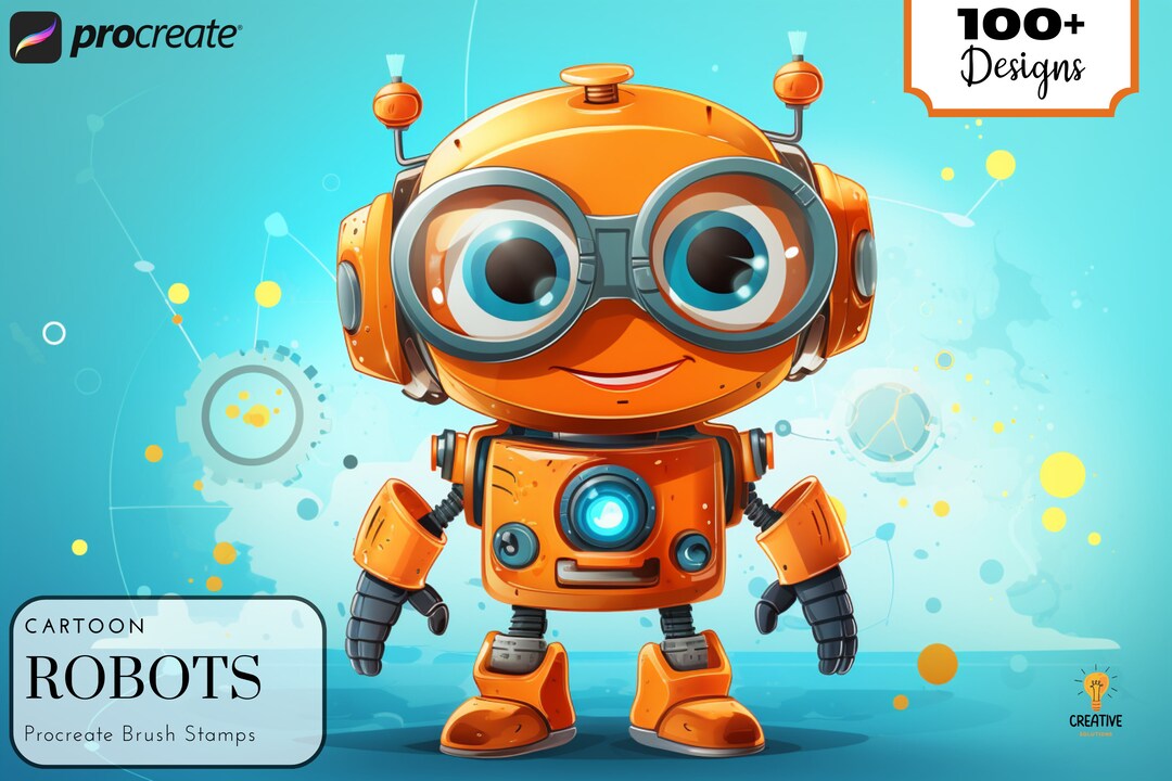Cartoon Robots ~ 100+ Fun Coloring Projects, Custom References for ...