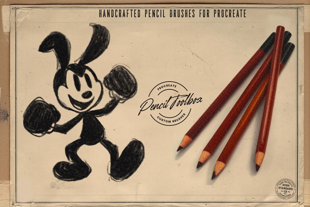 Procreate, the Pencil Toolbox, Authentic Custom Built Brushes for ...