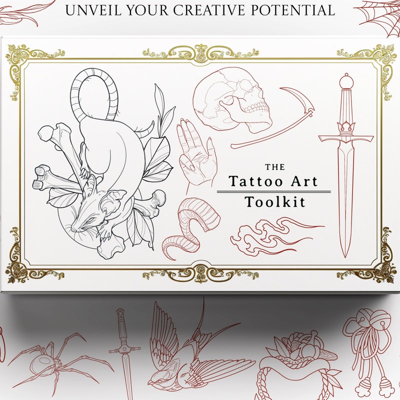 Hand Drawn Tattoo Stencils - Etsy