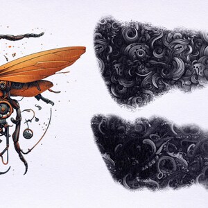 Dynamic Biomech Texture Brushes Texturemania - Etsy