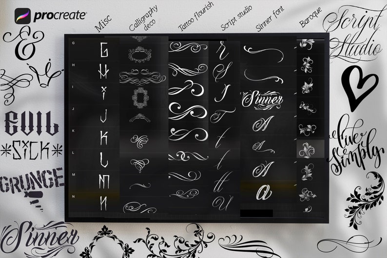 Lettering Ultimate 1400+ - Etsy