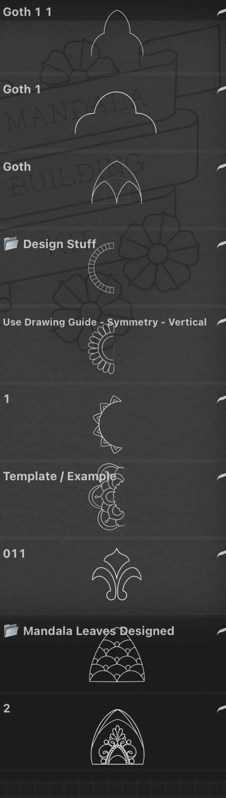 Procreate Mandala DIY Kit Geometry Grid Guides | Etsy