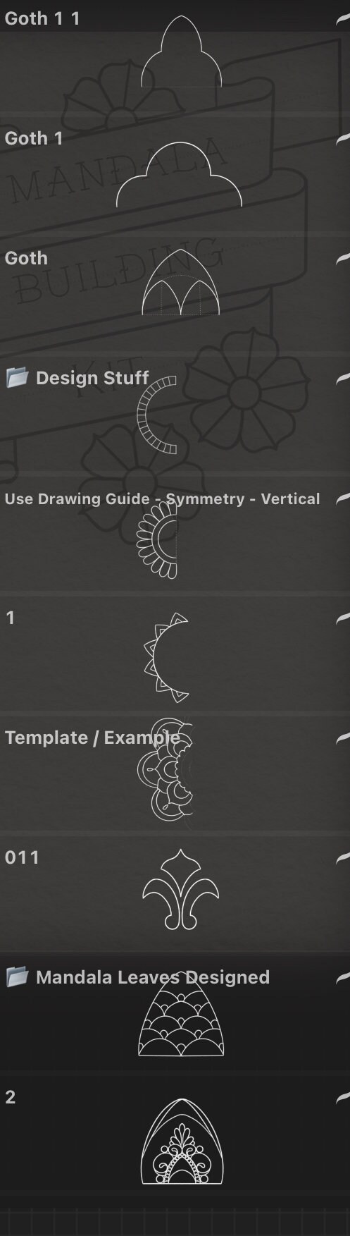 Procreate Mandala DIY Kit Geometry Grid Guides | Etsy