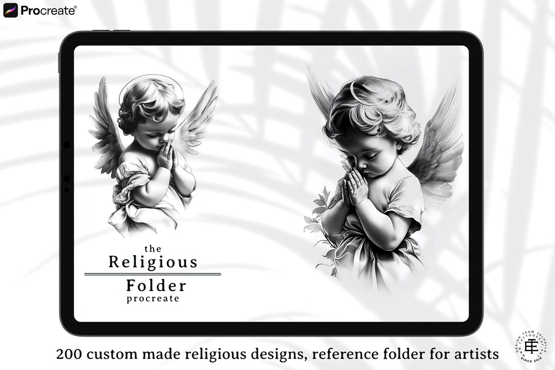 Procreate, Religious Reference Folder, 200 Artworks, Png, Procreate ...