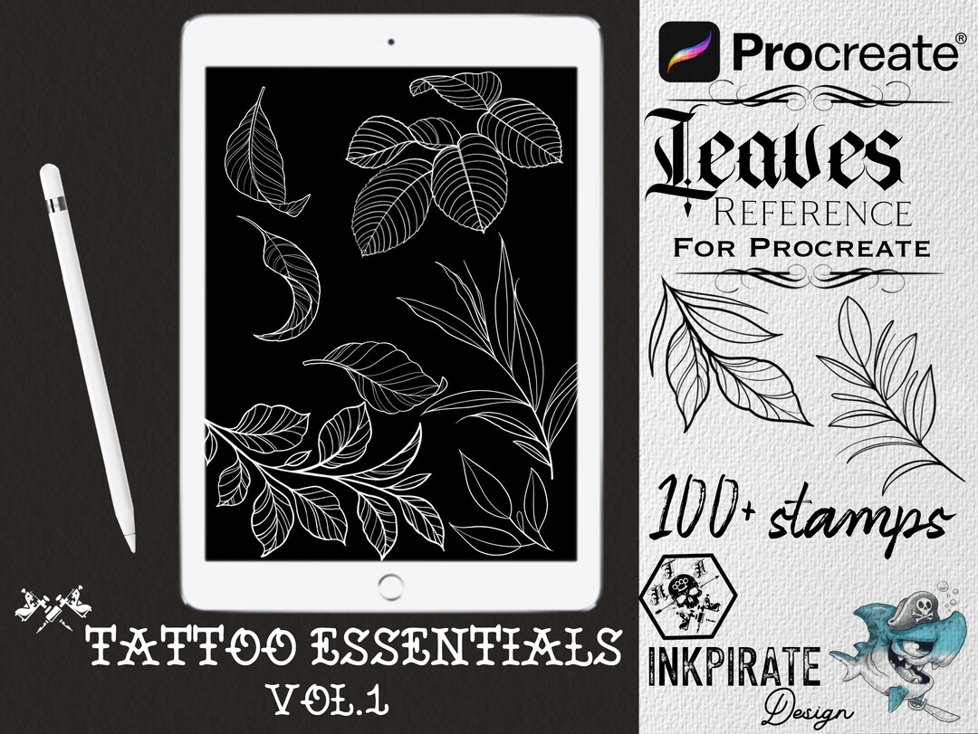 100 Leaves Reference, Botanical Stamps tattoo Essentials Build Your Own ...