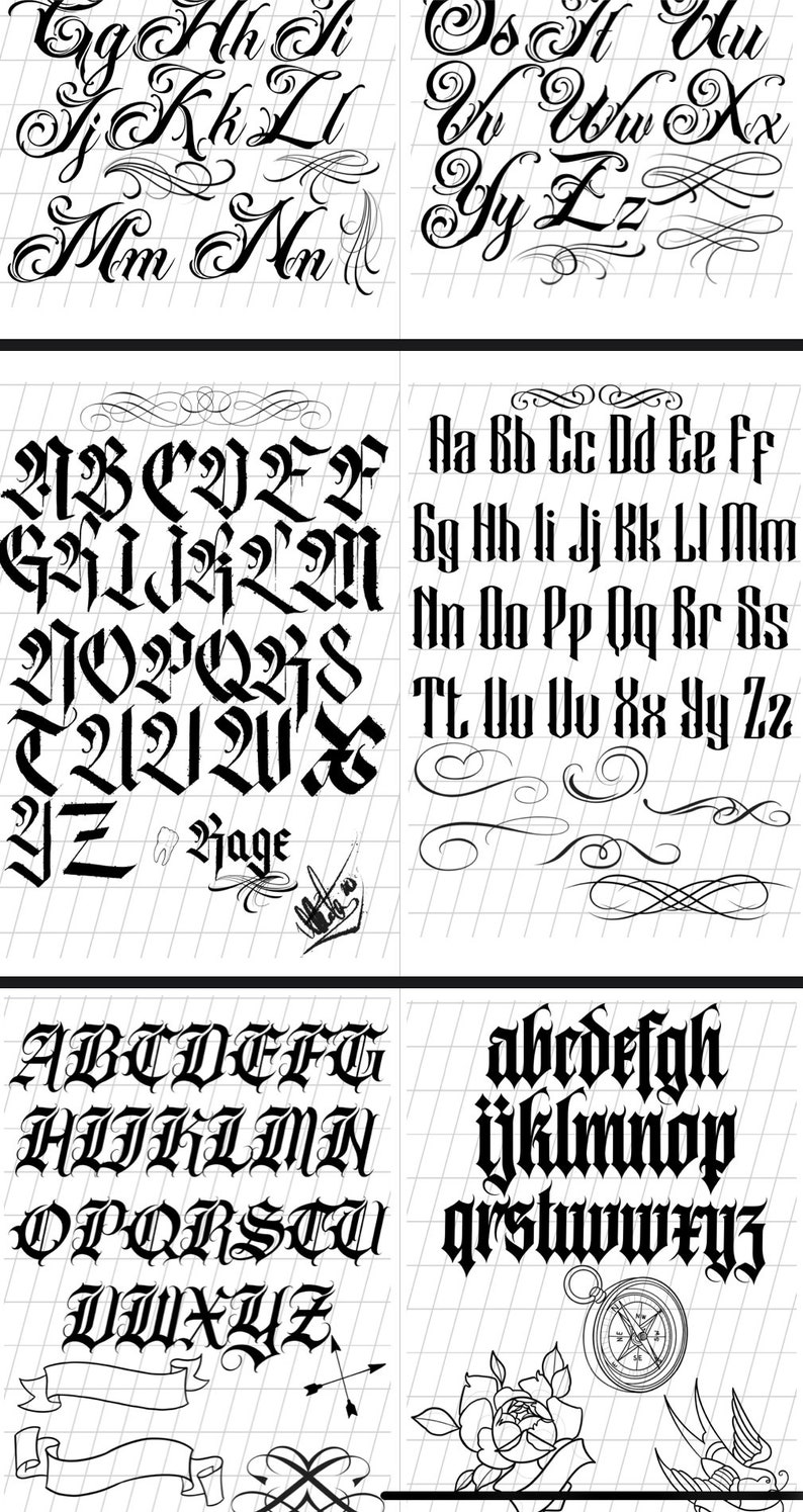 The Lettering E-book ~ Guide Book ~ Lettering References in Pdf Format ...