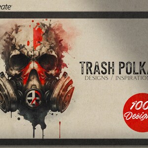 Trash Polka Design Kit, Custom References for Procreate - Etsy