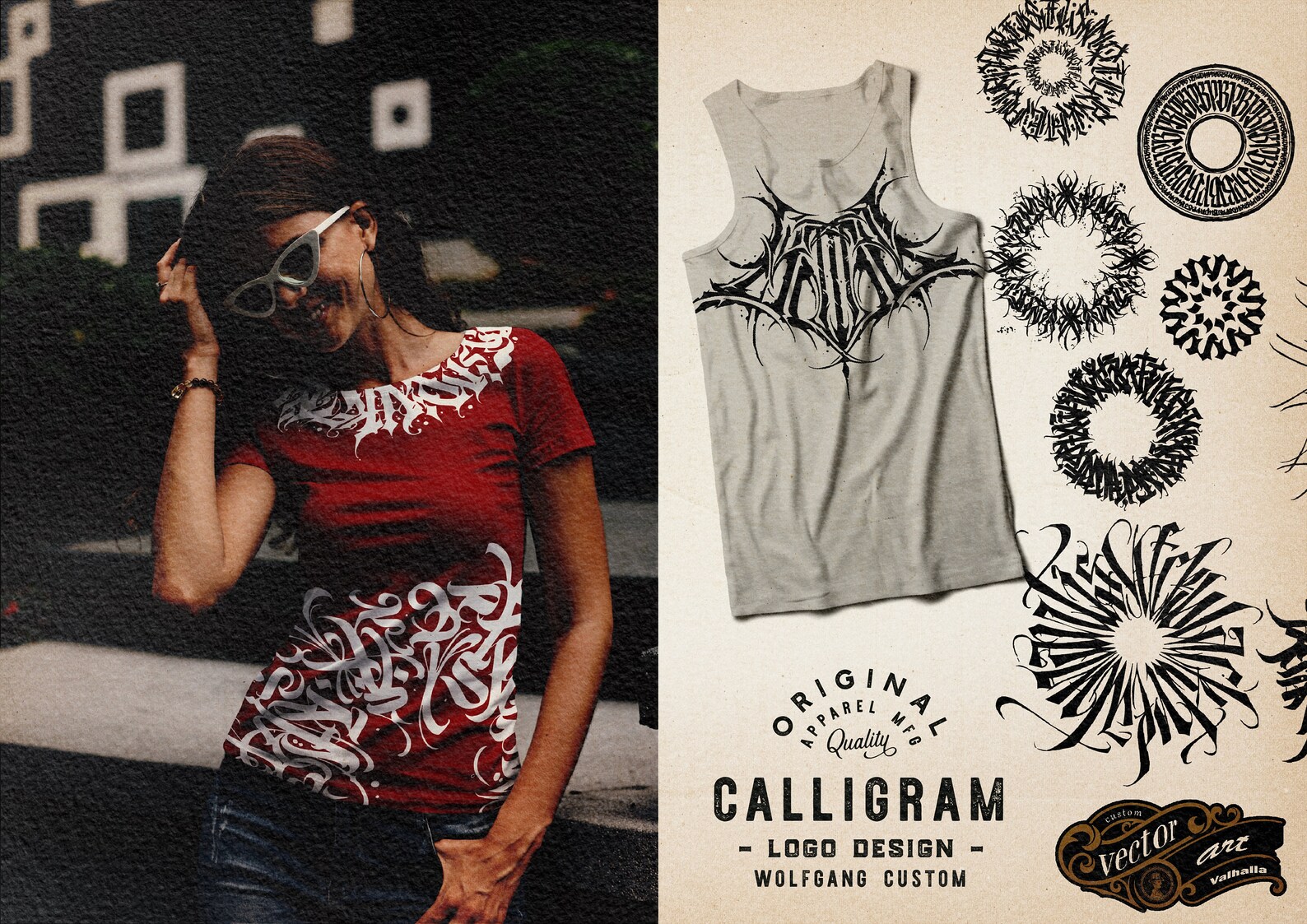 Svg Vector Png Calligraphy Calligram Logo Design Kit XL - Etsy