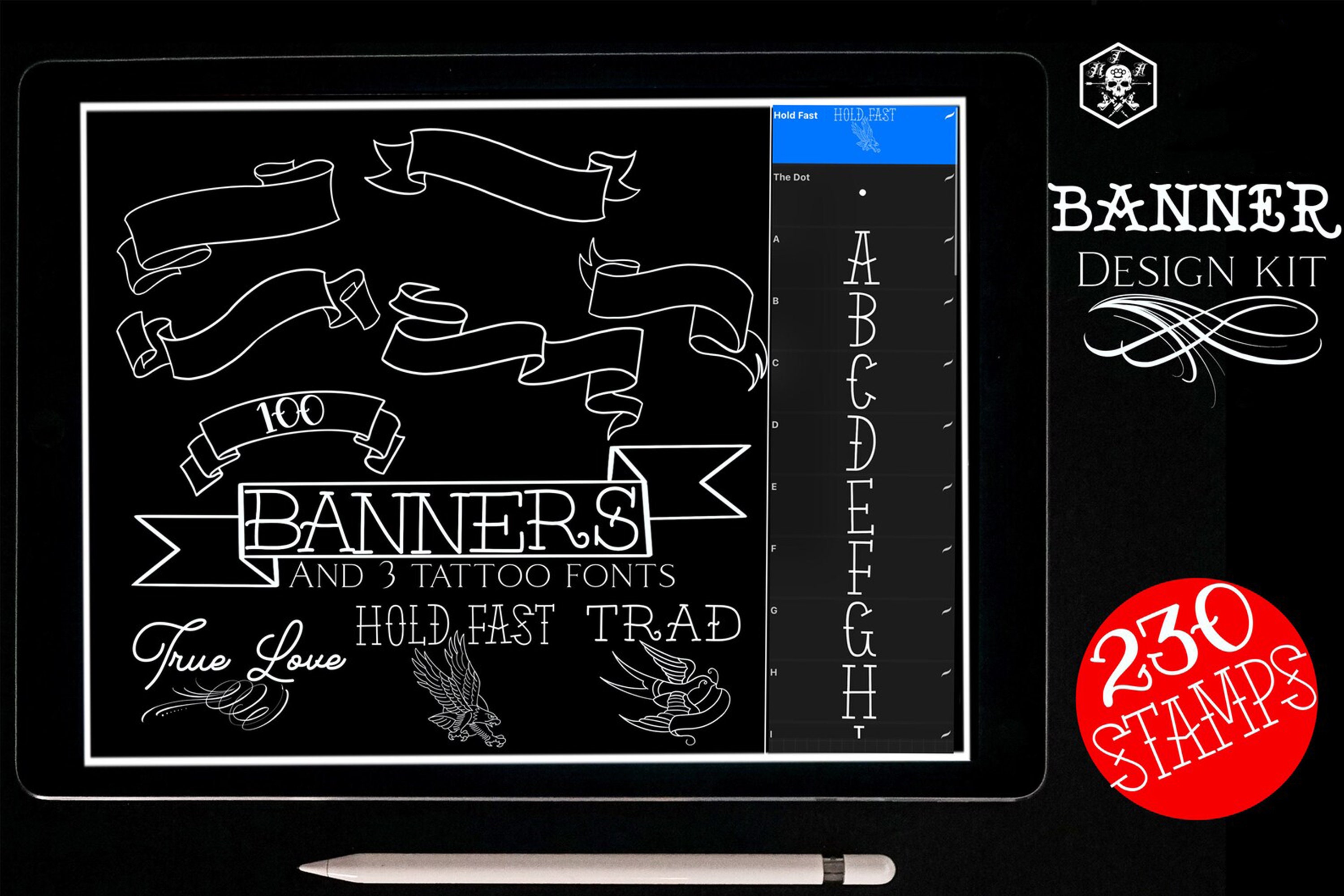 Banner building kit, 100 banners, 3 fonts & some other stuff .| Banners ...