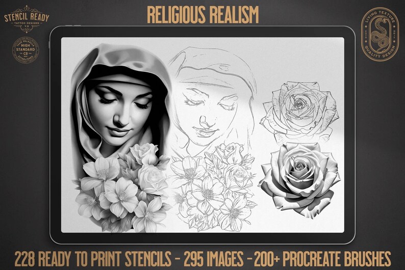 Religious B&g Realism Design Bundle XL Collection, Custom Designs for ...