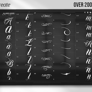 Procreate, Chicano Lettering Vol.2 - Etsy