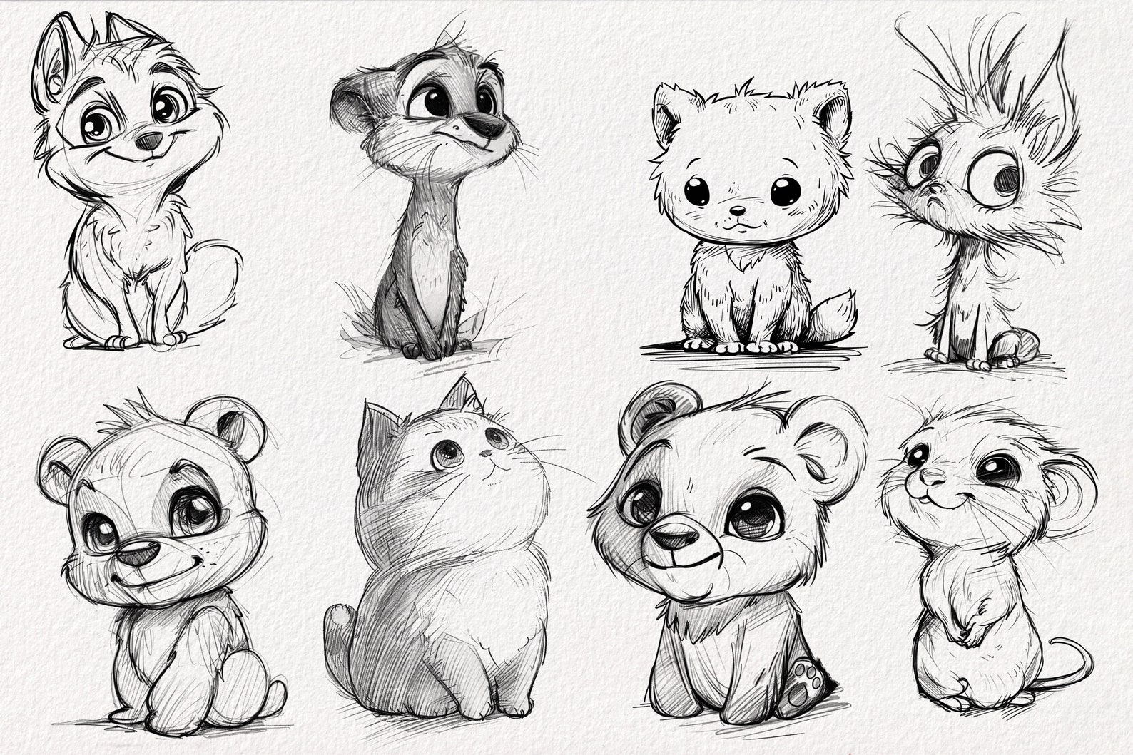 Animal Sketch Reference Bundle for Procreate - Etsy