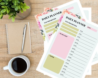 Work Planner Bundle Office Task Tracker Printable Work Day Organizer ...