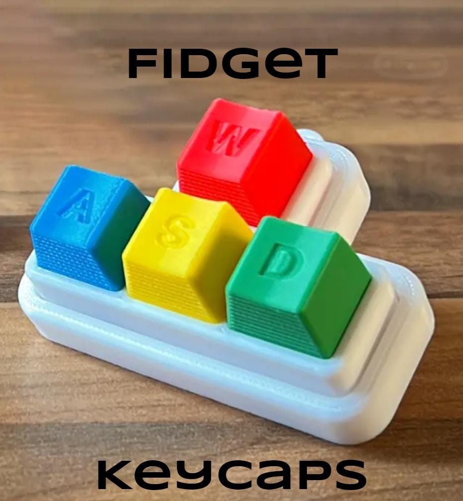 Fidget WASD Keycaps - Etsy