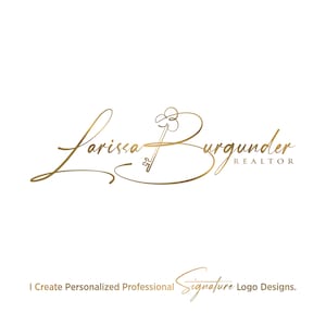 Personalized Real Estate Logo Design, Handwritten Realtor Logo, Key ...