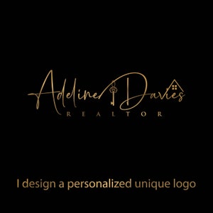 Elegant Realtor Logo and Branding: Handwritten Real Estate Agent Logos ...